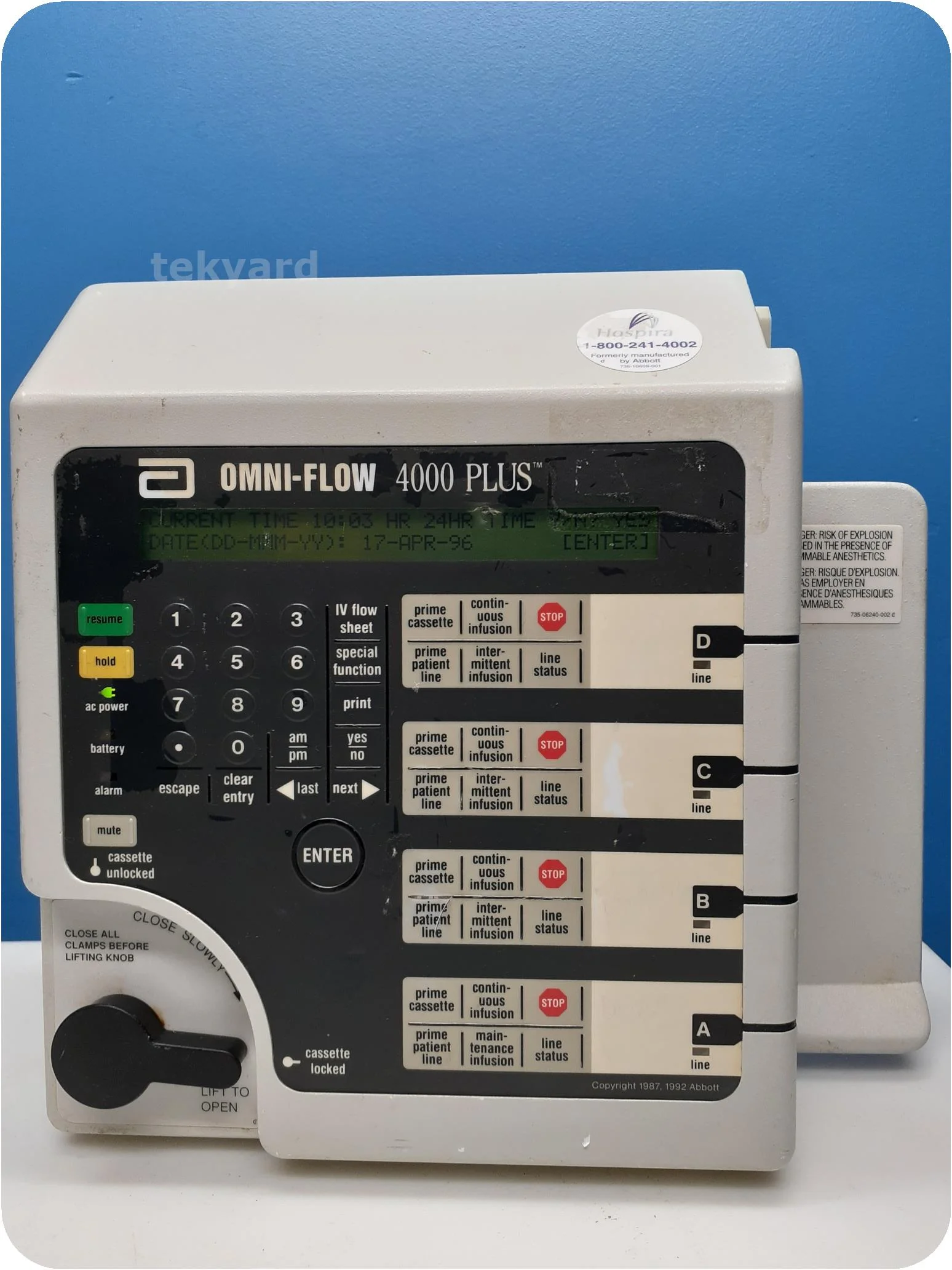 Sell IV infusion pump ABBOTT Omni-Flow 4000 Plus (United States) | Bimedis